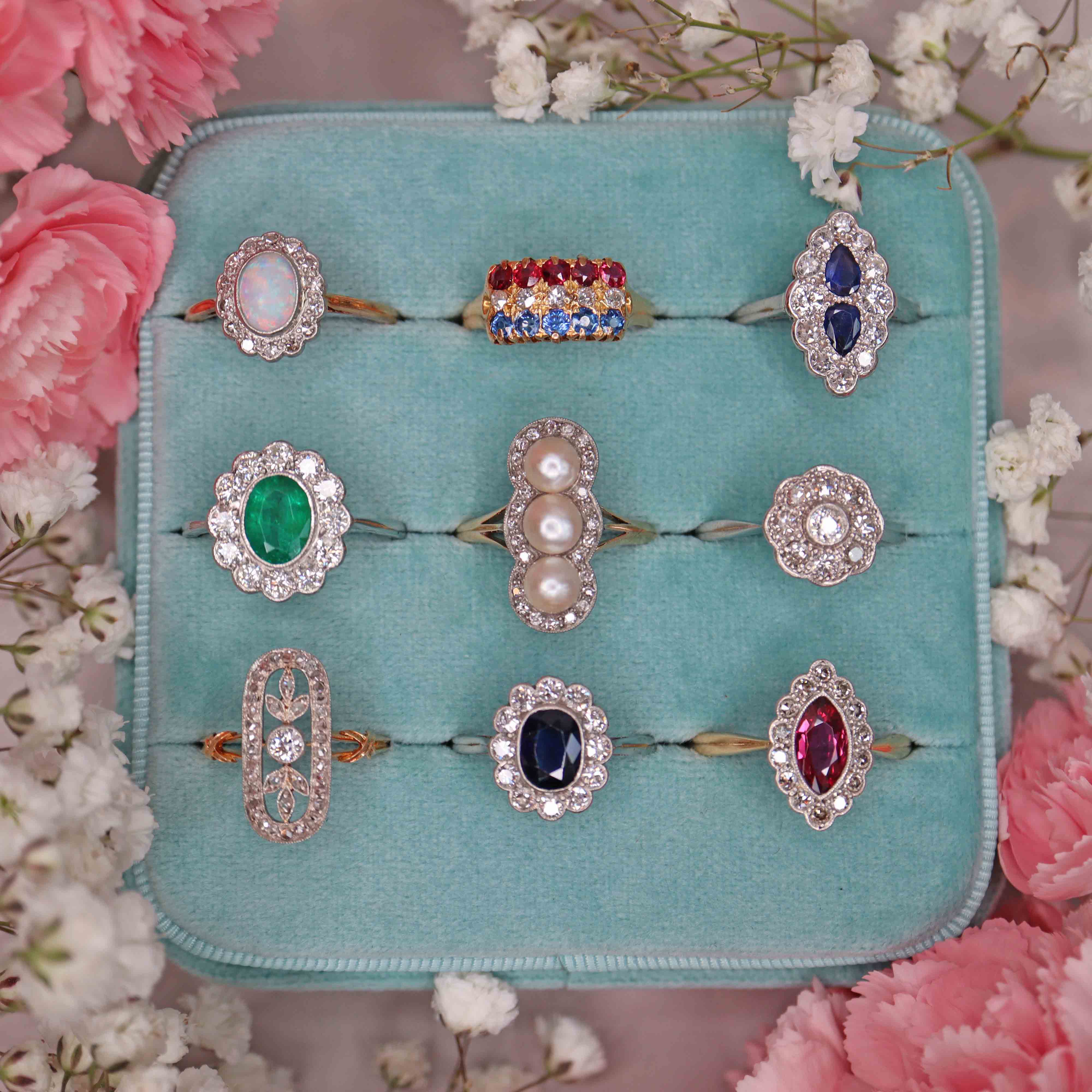 Antique Edwardian Rings | For Sale at Ellibelle Jewellery